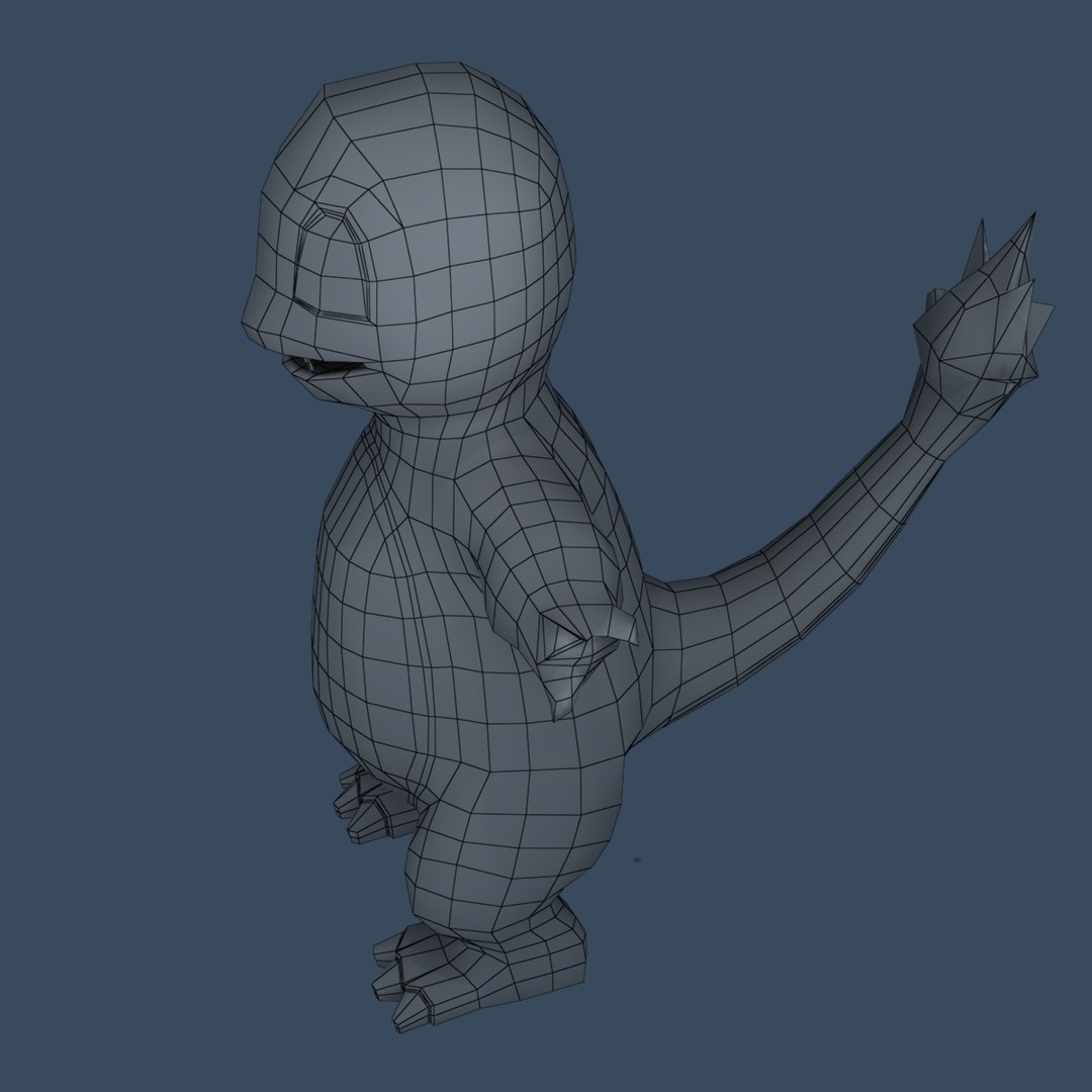 3d Model Charmander Games