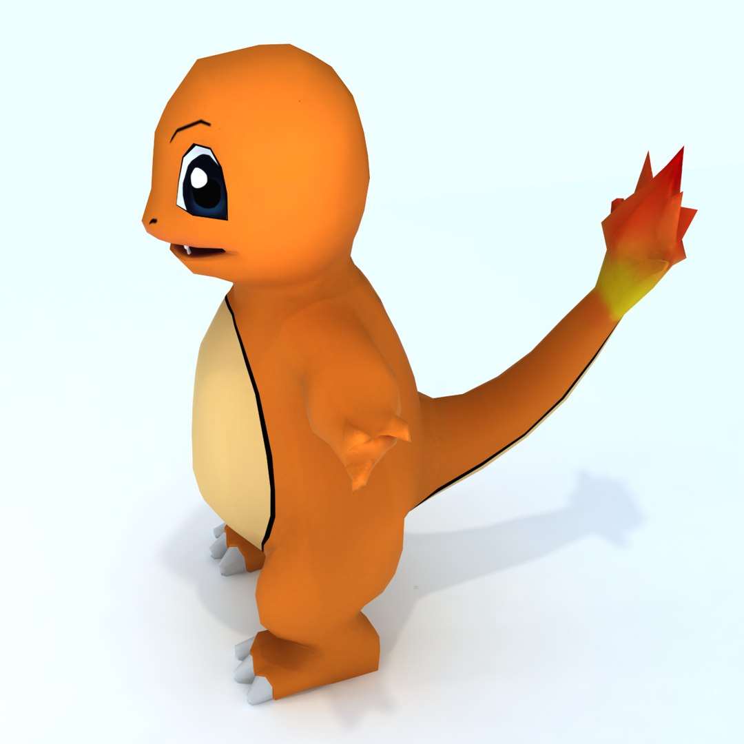 3d Model Charmander Games