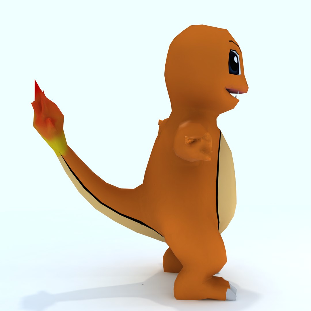 3d Model Charmander Games
