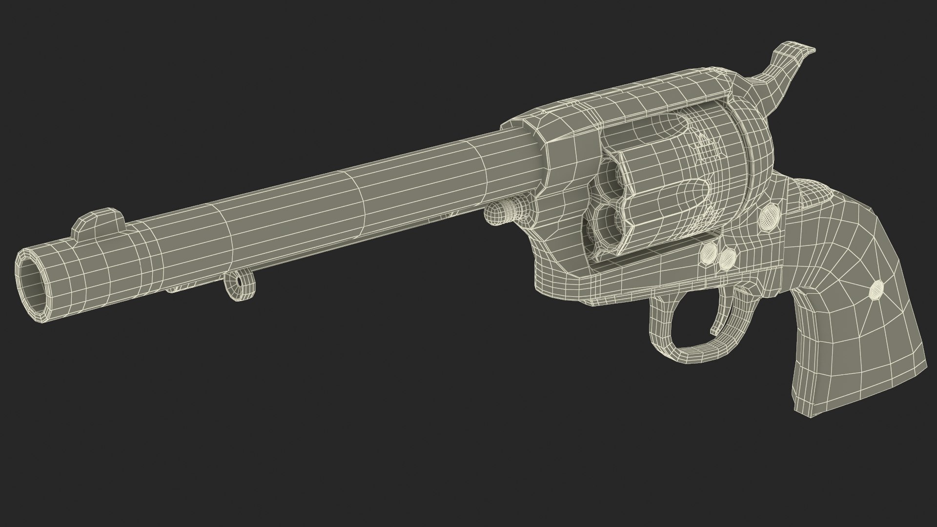 3D Loaded Revolver - TurboSquid 2149864