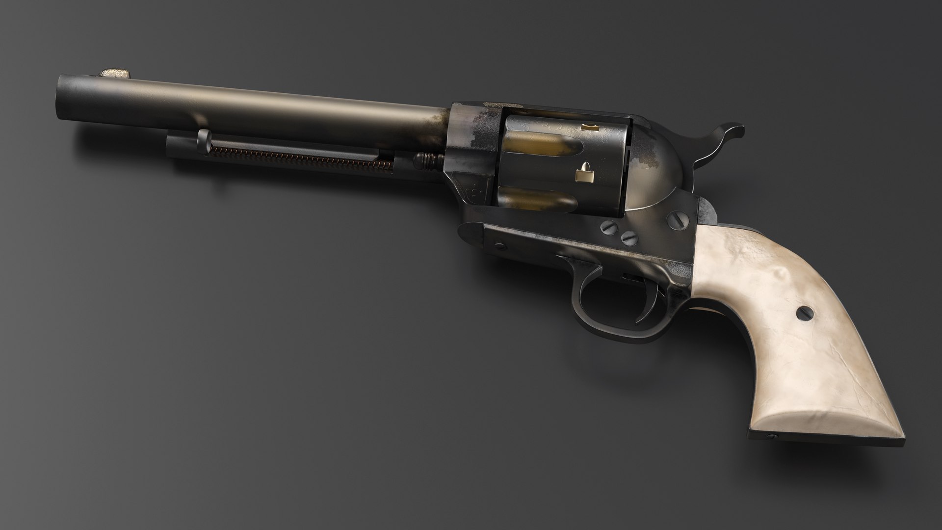3D Loaded Revolver - TurboSquid 2149864