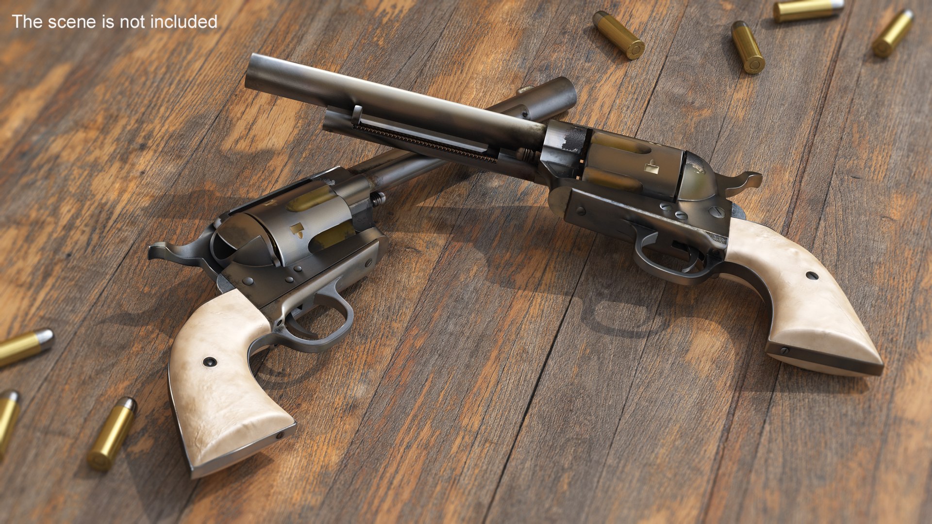 3D Loaded Revolver - TurboSquid 2149864