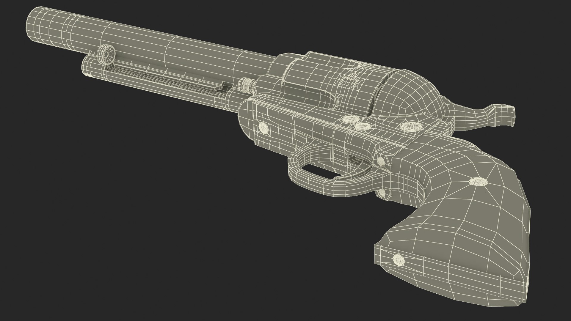 3D Loaded Revolver - TurboSquid 2149864
