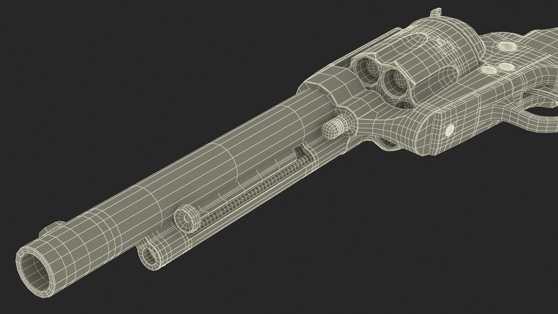 3D Loaded Revolver - TurboSquid 2149864