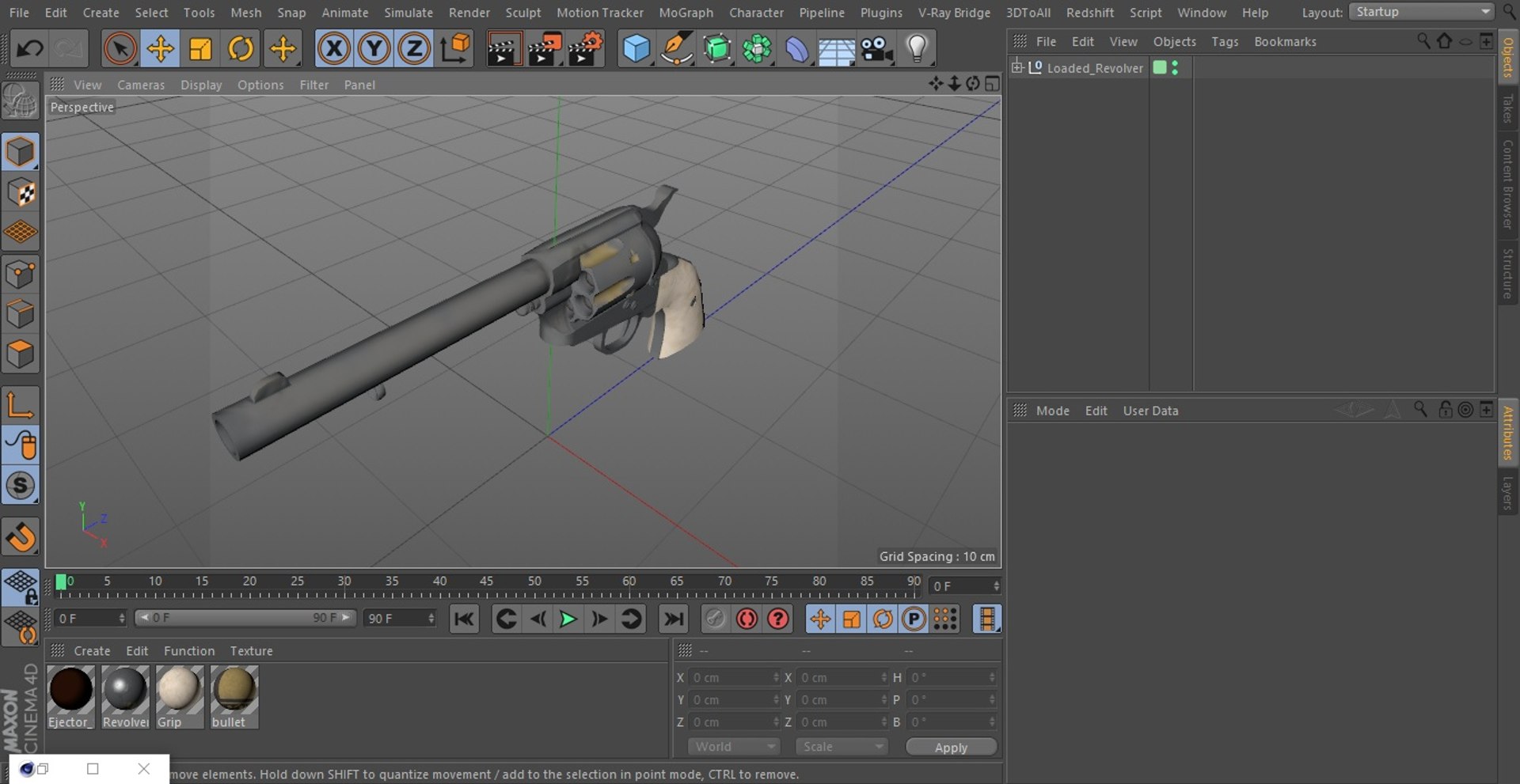 3D Loaded Revolver - TurboSquid 2149864