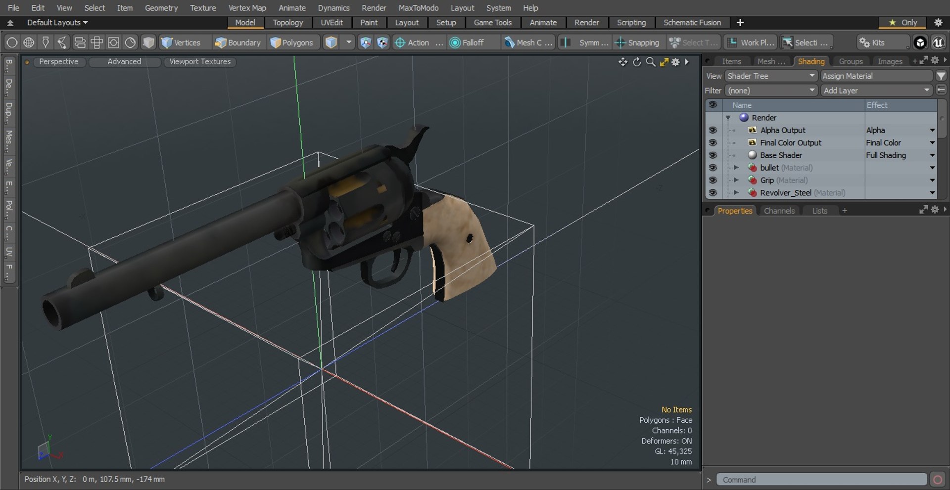 3D Loaded Revolver - TurboSquid 2149864
