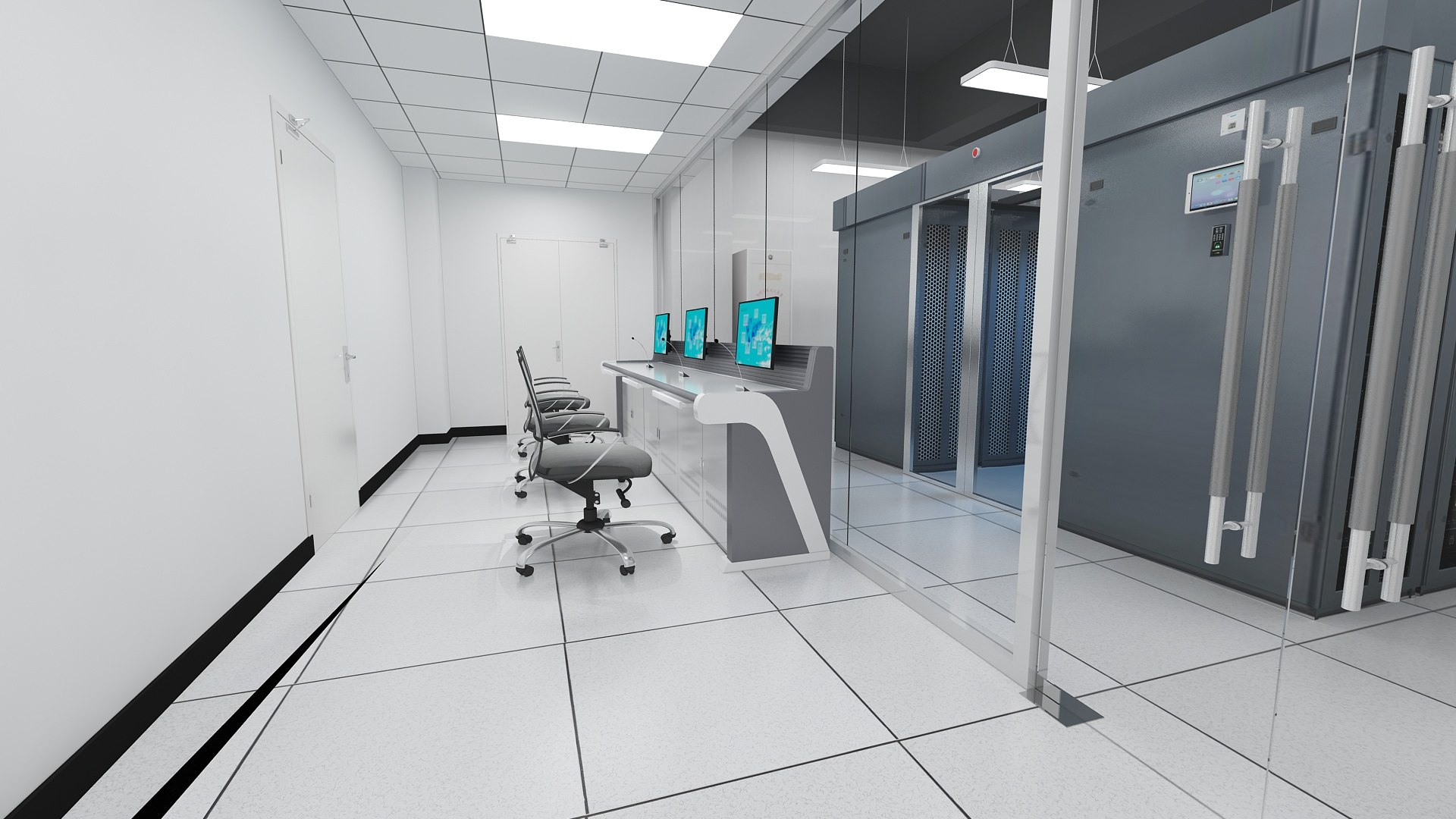 3D Computer Server Room Office - TurboSquid 2259066