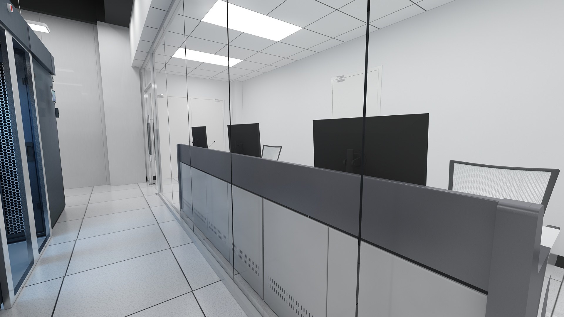 3D Computer Server Room Office - TurboSquid 2259066