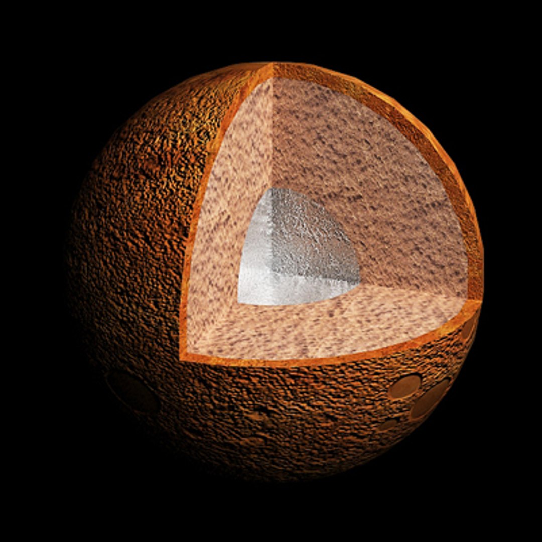 photoreal mars structure 3d model