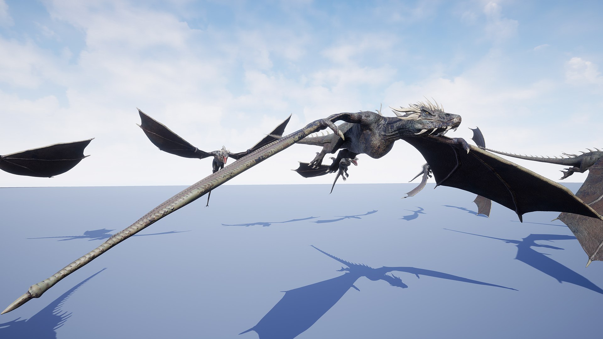 Wyvern Type Dragon 1 -Unreal Engine Project 3D Model - TurboSquid 2200153