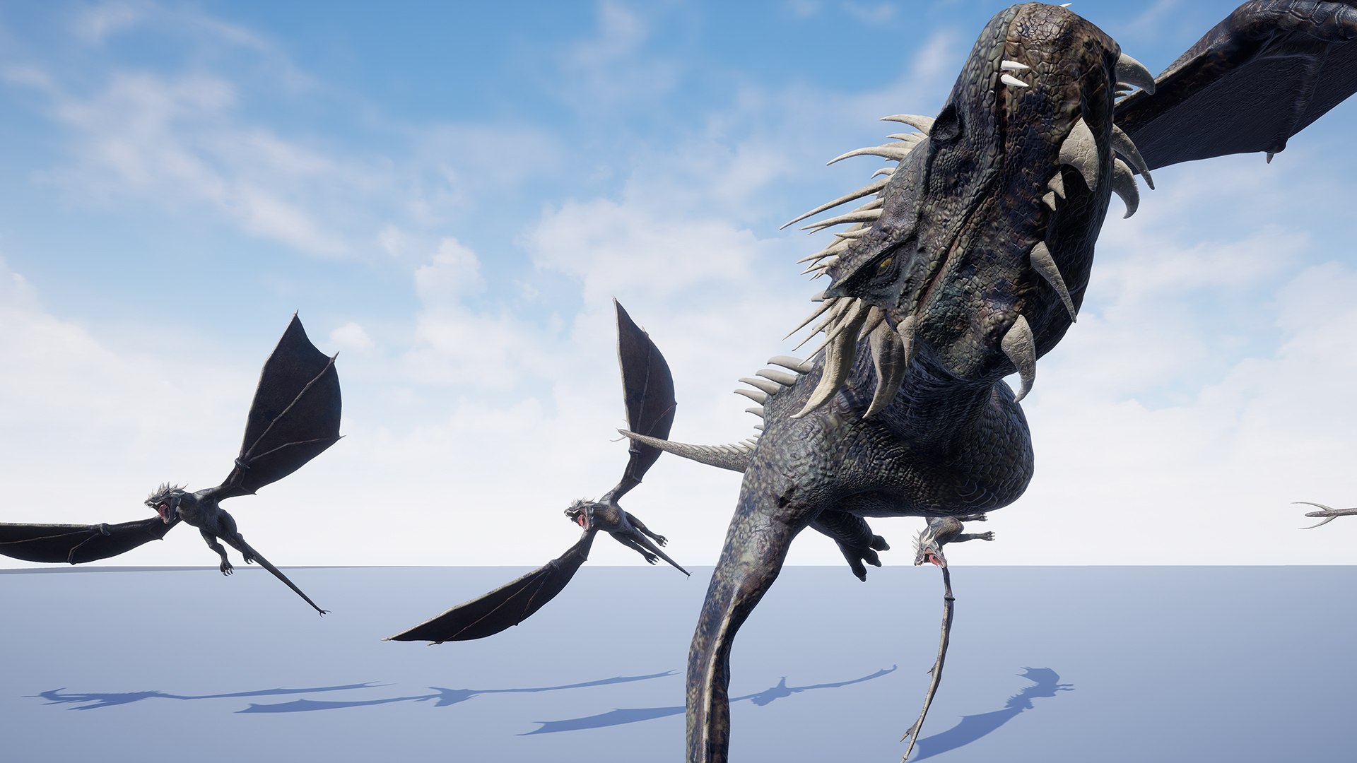 Wyvern Type Dragon 1 -Unreal Engine Project 3D Model - TurboSquid 2200153