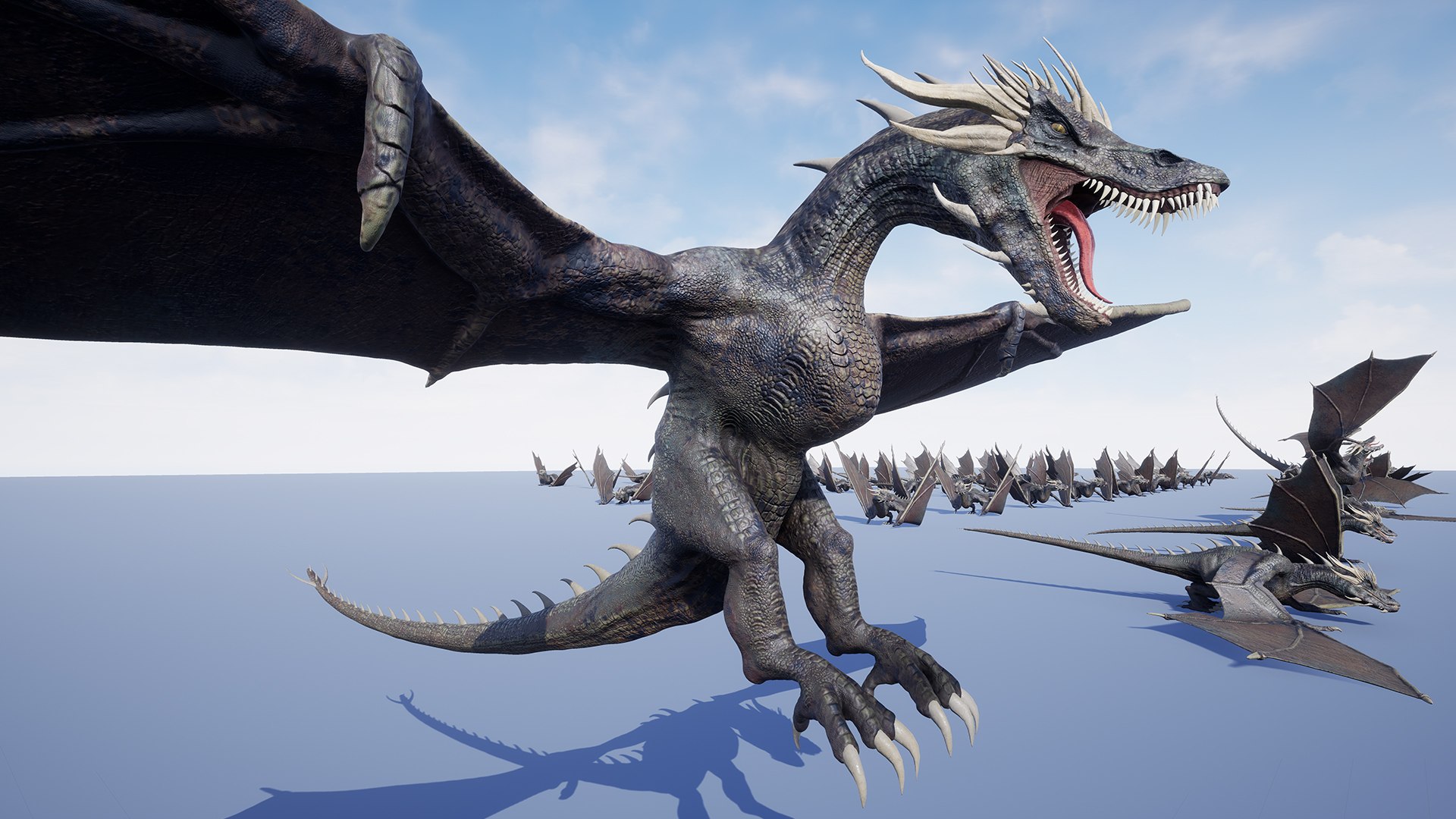 Wyvern Type Dragon 1 -Unreal Engine Project 3D Model - TurboSquid 2200153