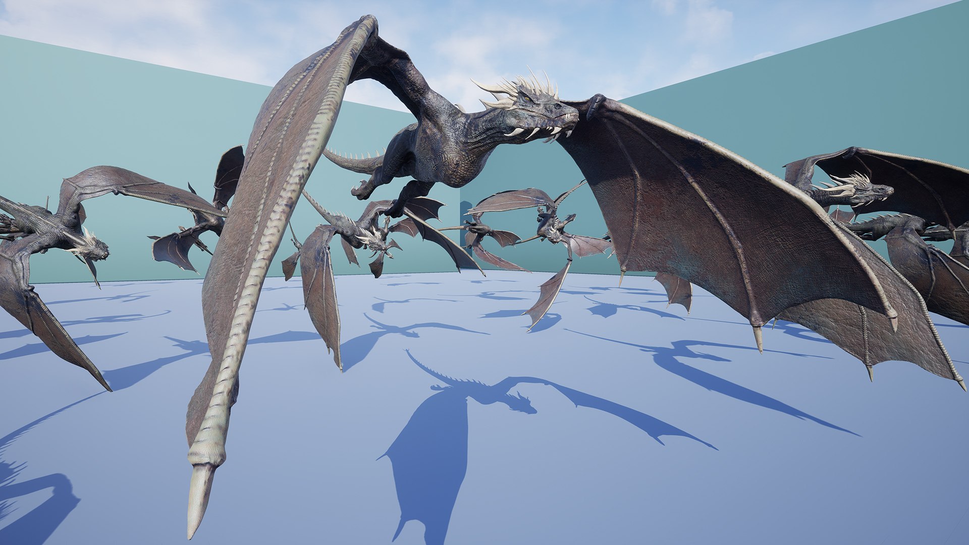 Wyvern Type Dragon 1 -Unreal Engine Project 3D Model - TurboSquid 2200153