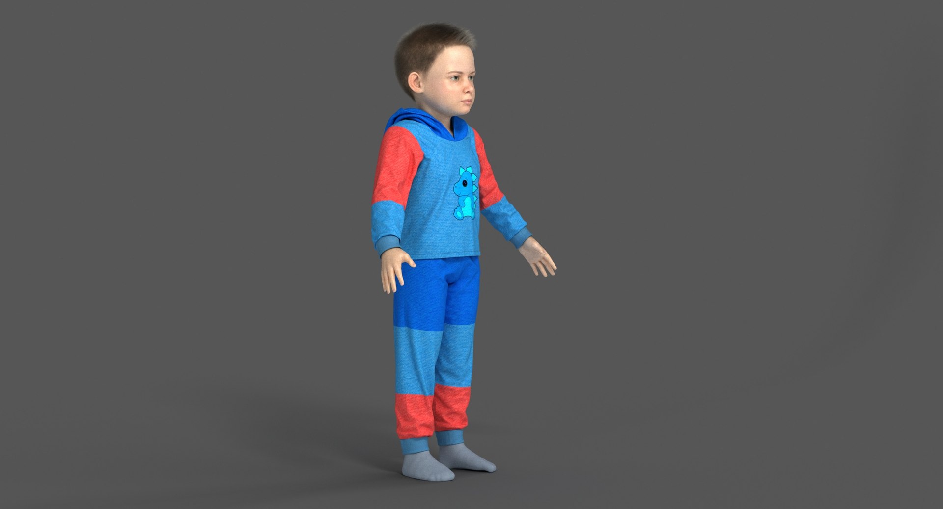 Luca Realistic Child Boy Character 3D - TurboSquid 2226687