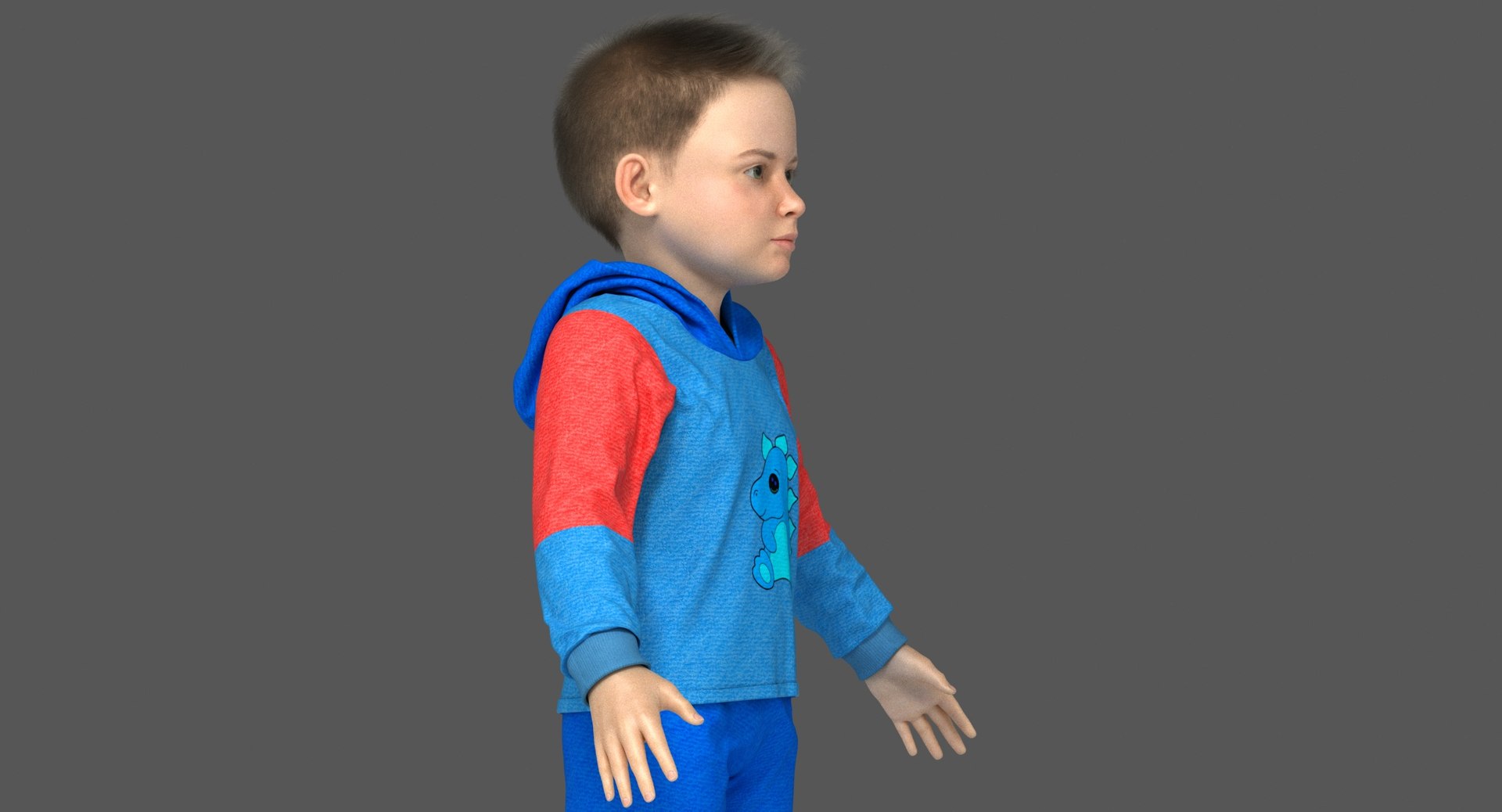 Luca Realistic Child Boy Character 3D - TurboSquid 2226687