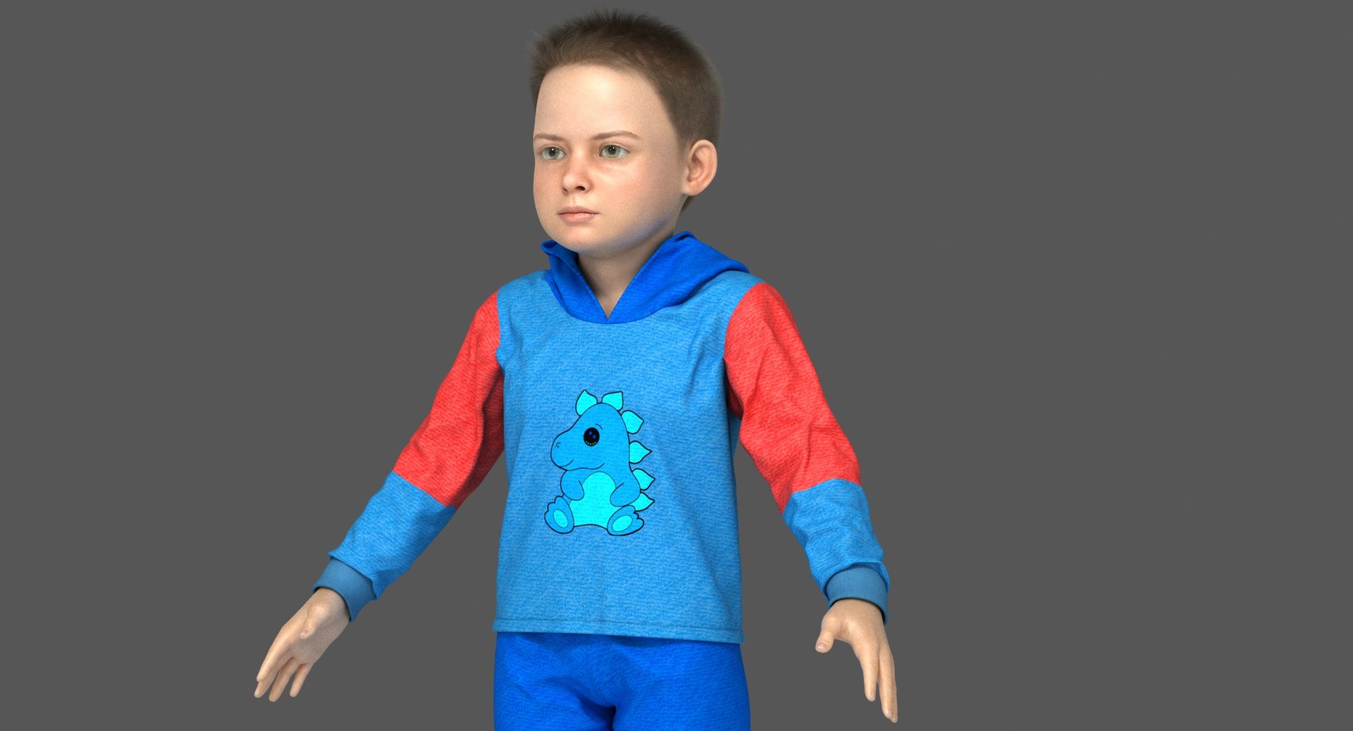 Luca Realistic Child Boy Character 3D - TurboSquid 2226687