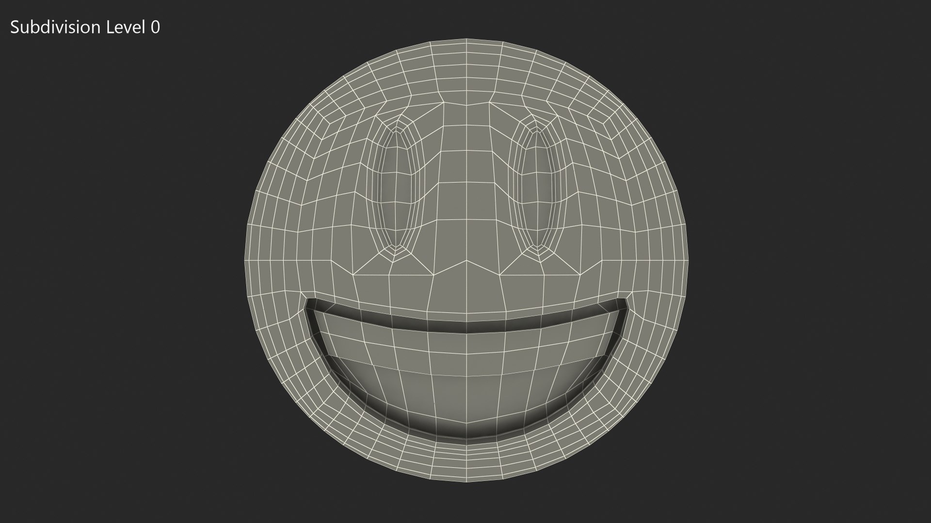 3D Smiling Emoji - TurboSquid 1533419