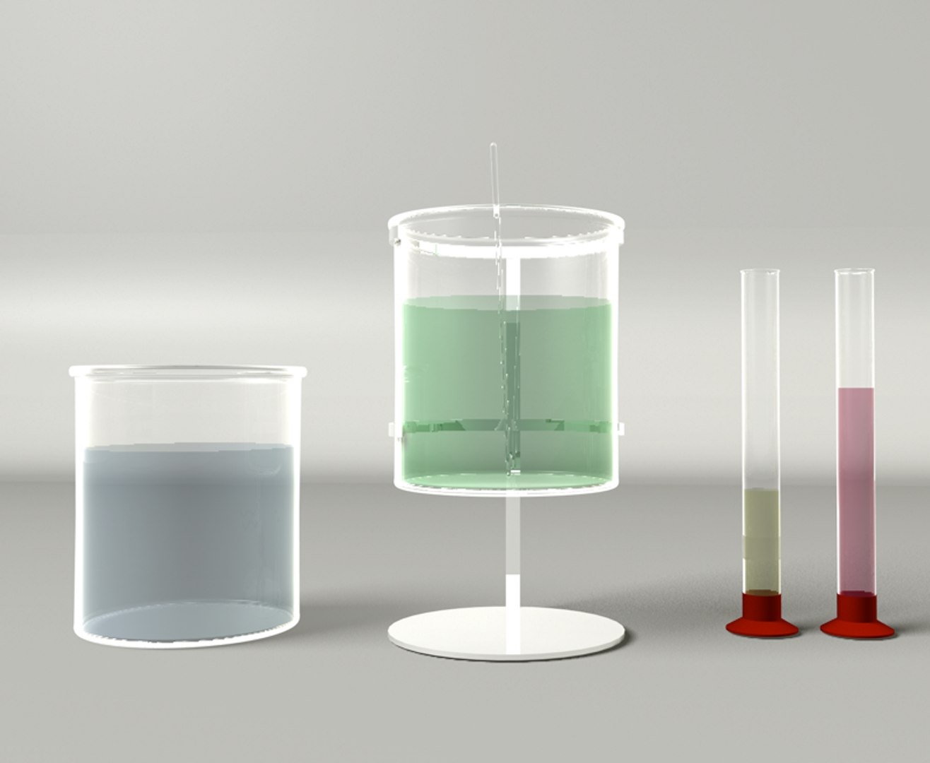Test Tubes 3d C4d