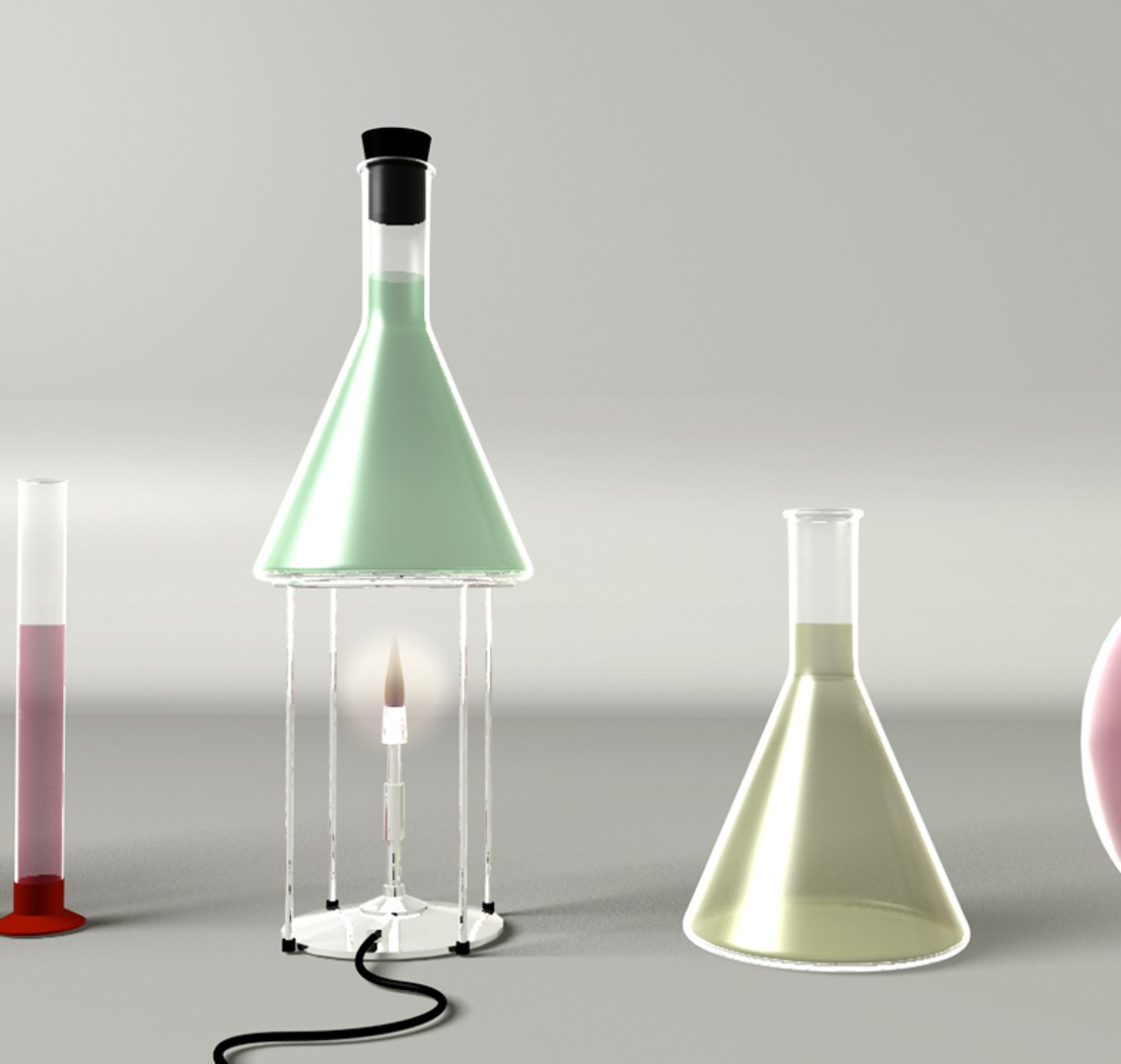 Test Tubes 3d C4d