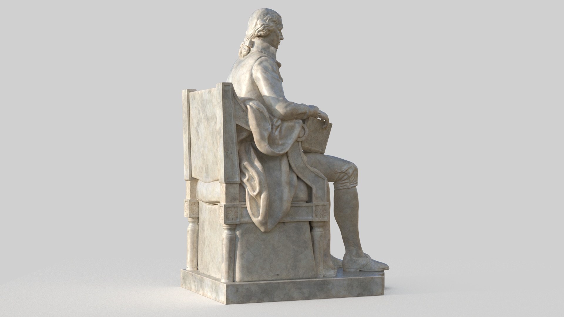 Statue Of James Madison 3D Model - TurboSquid 2075124