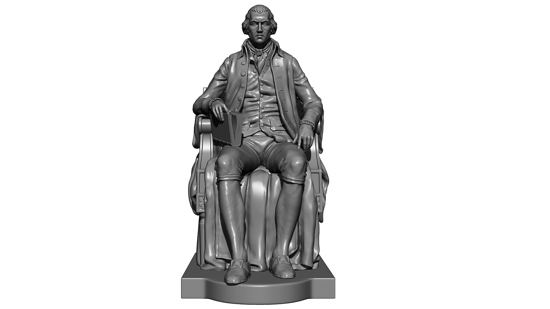 Statue Of James Madison 3D Model - TurboSquid 2075124