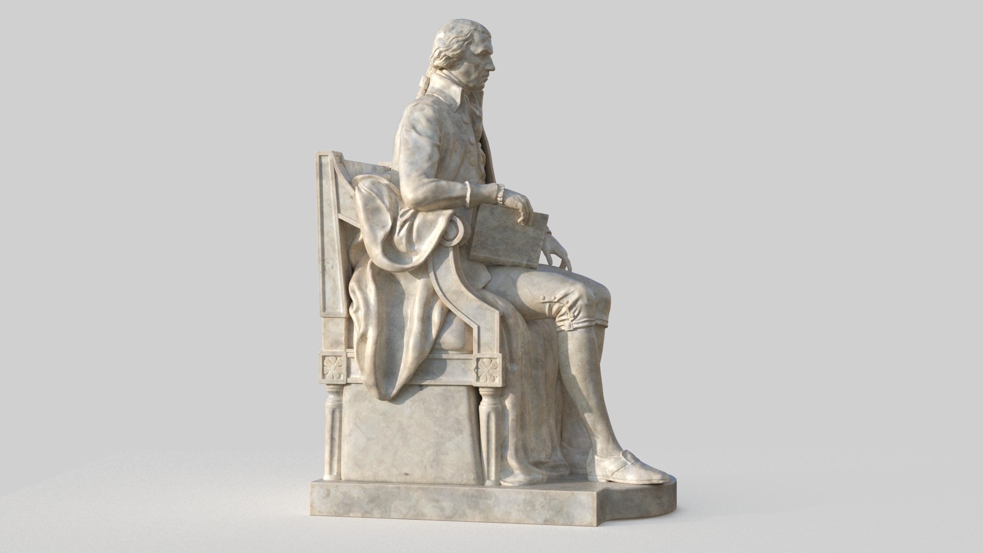 Statue Of James Madison 3D Model - TurboSquid 2075124