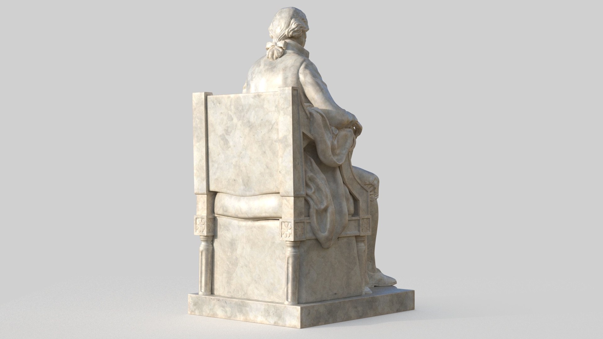 Statue Of James Madison 3D Model - TurboSquid 2075124