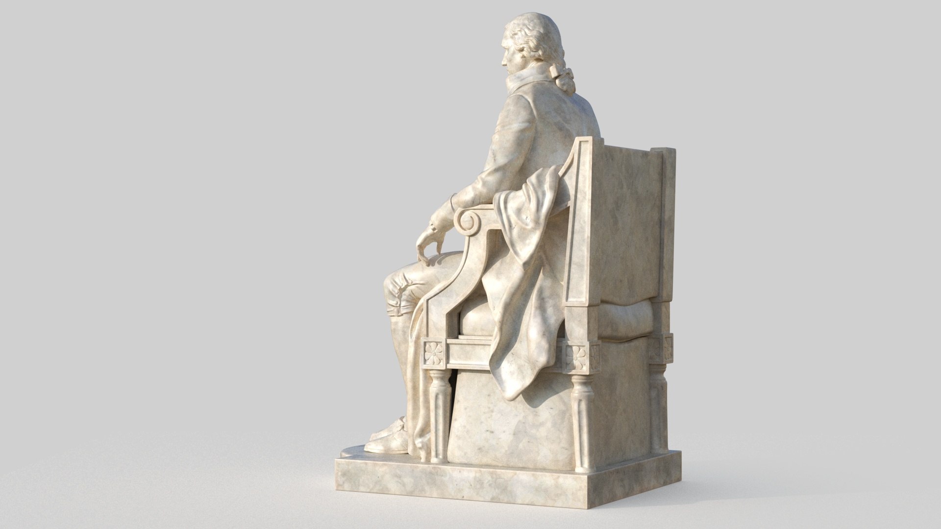 Statue Of James Madison 3D Model - TurboSquid 2075124