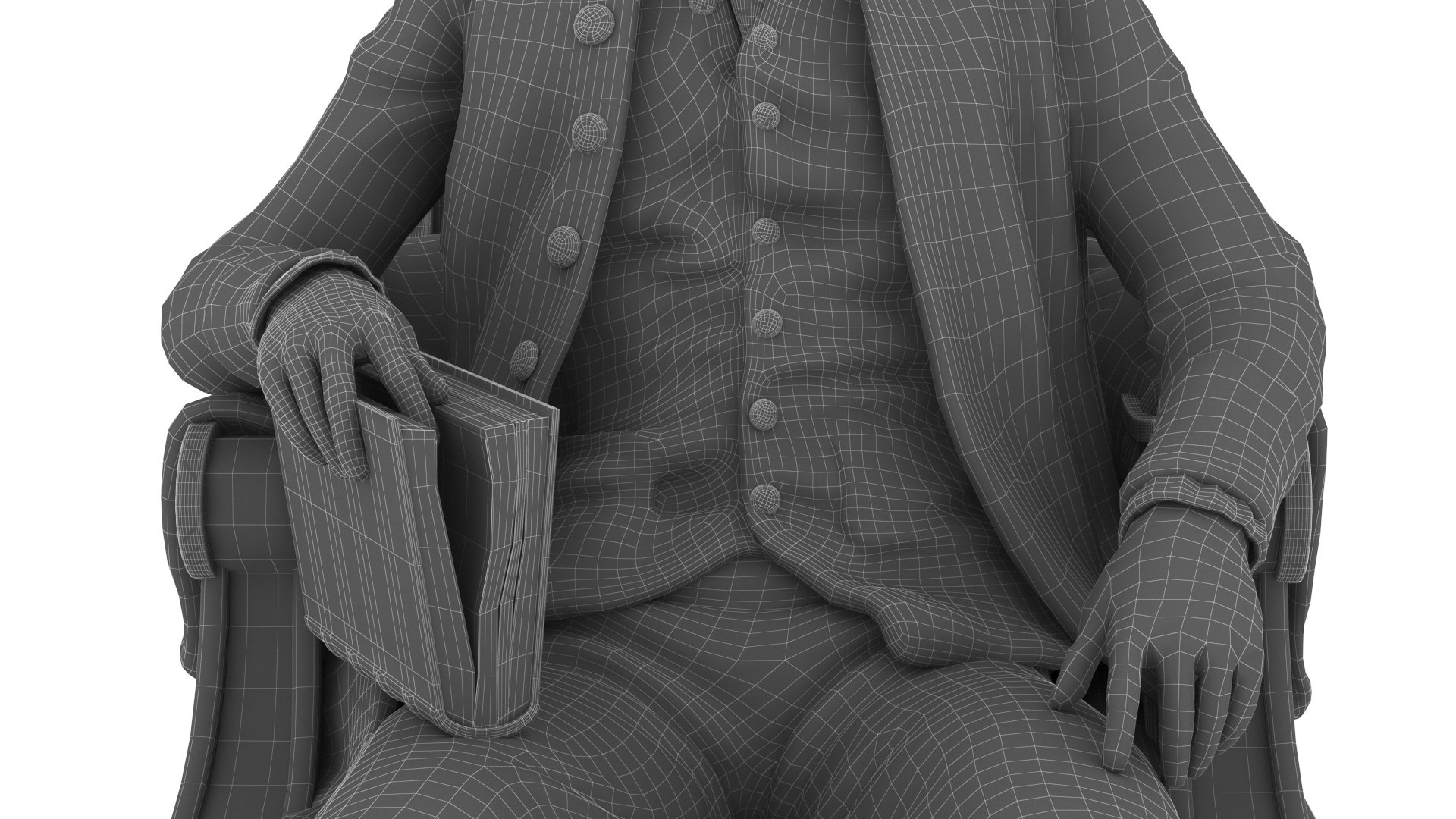 Statue Of James Madison 3D Model - TurboSquid 2075124