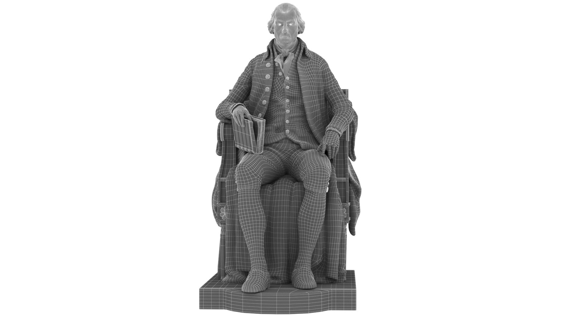 Statue Of James Madison 3D Model - TurboSquid 2075124