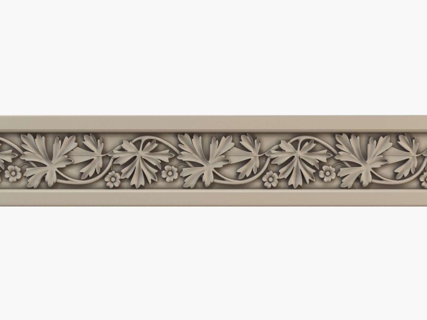3d Model Gothic Moulding