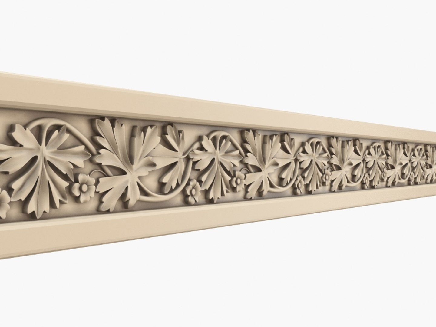 3d Model Gothic Moulding