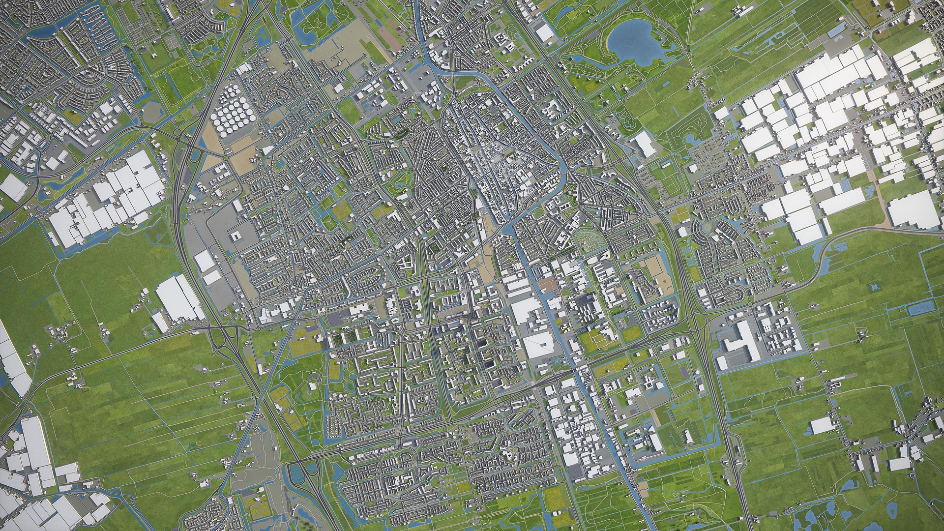 Delft Surrounding - 3D Model - TurboSquid 1534720