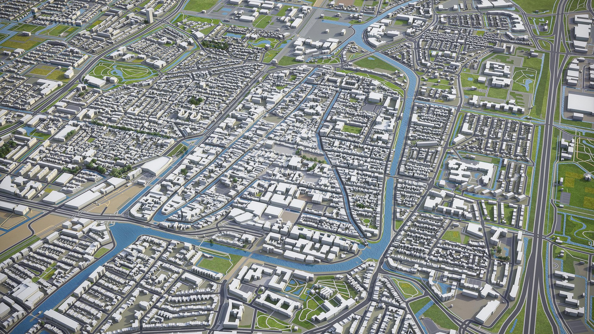 Delft Surrounding - 3D Model - TurboSquid 1534720