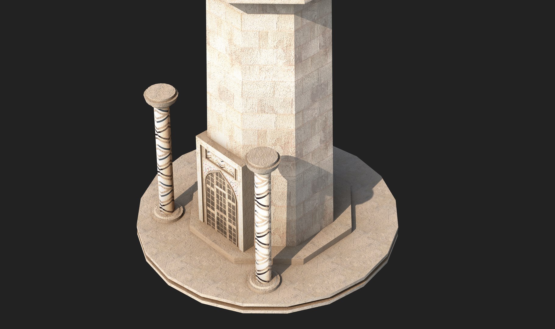 3D Indian Tower - TurboSquid 1895270