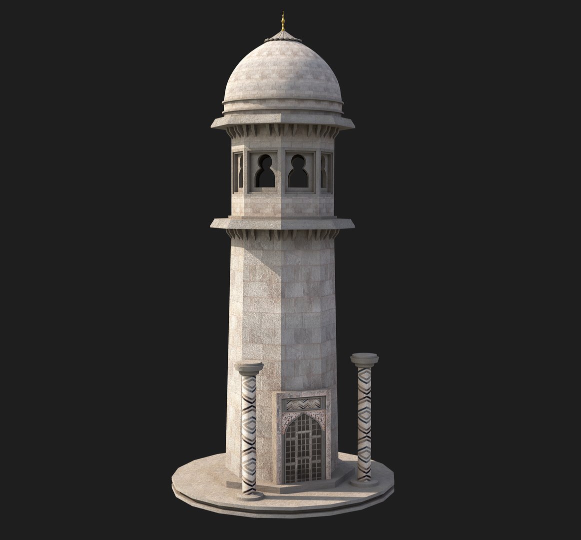 3D Indian Tower - TurboSquid 1895270