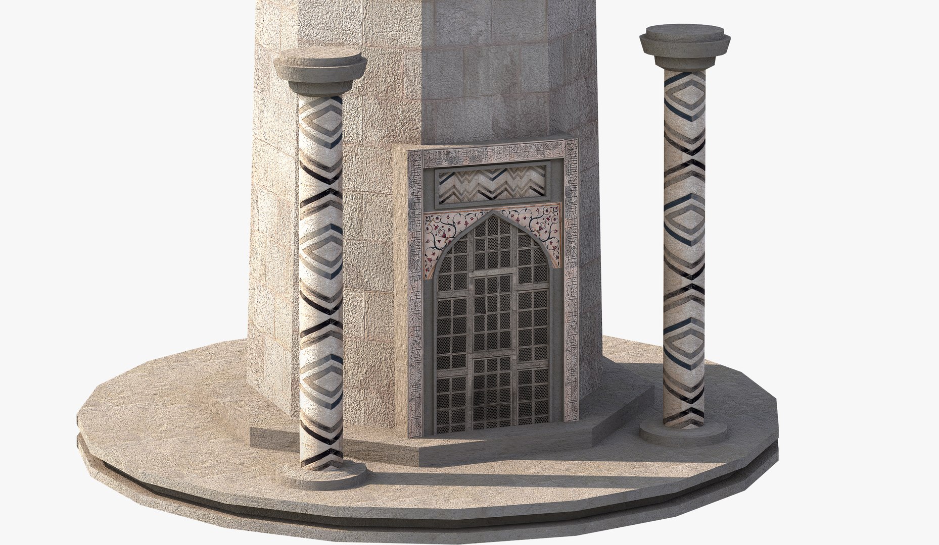 3D Indian Tower - TurboSquid 1895270