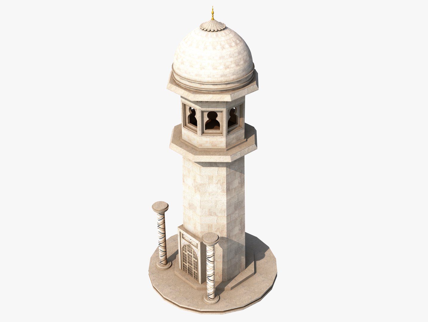 3D Indian Tower - TurboSquid 1895270