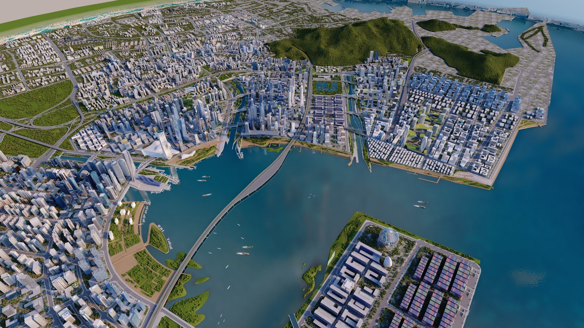 Qianhai Shenzhen City Planning 3D Model - TurboSquid 1946849