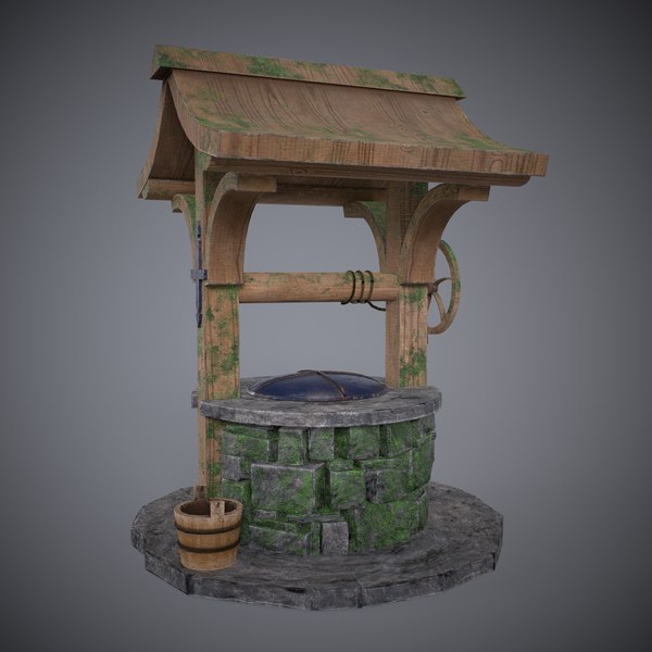 3D Wishing Well - Medieval Well - TurboSquid 2031333