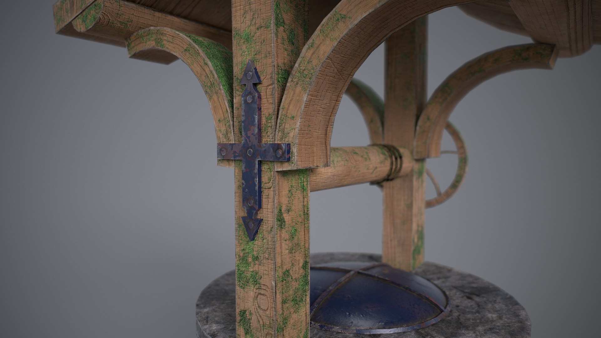 3D Wishing Well - Medieval Well - TurboSquid 2031333