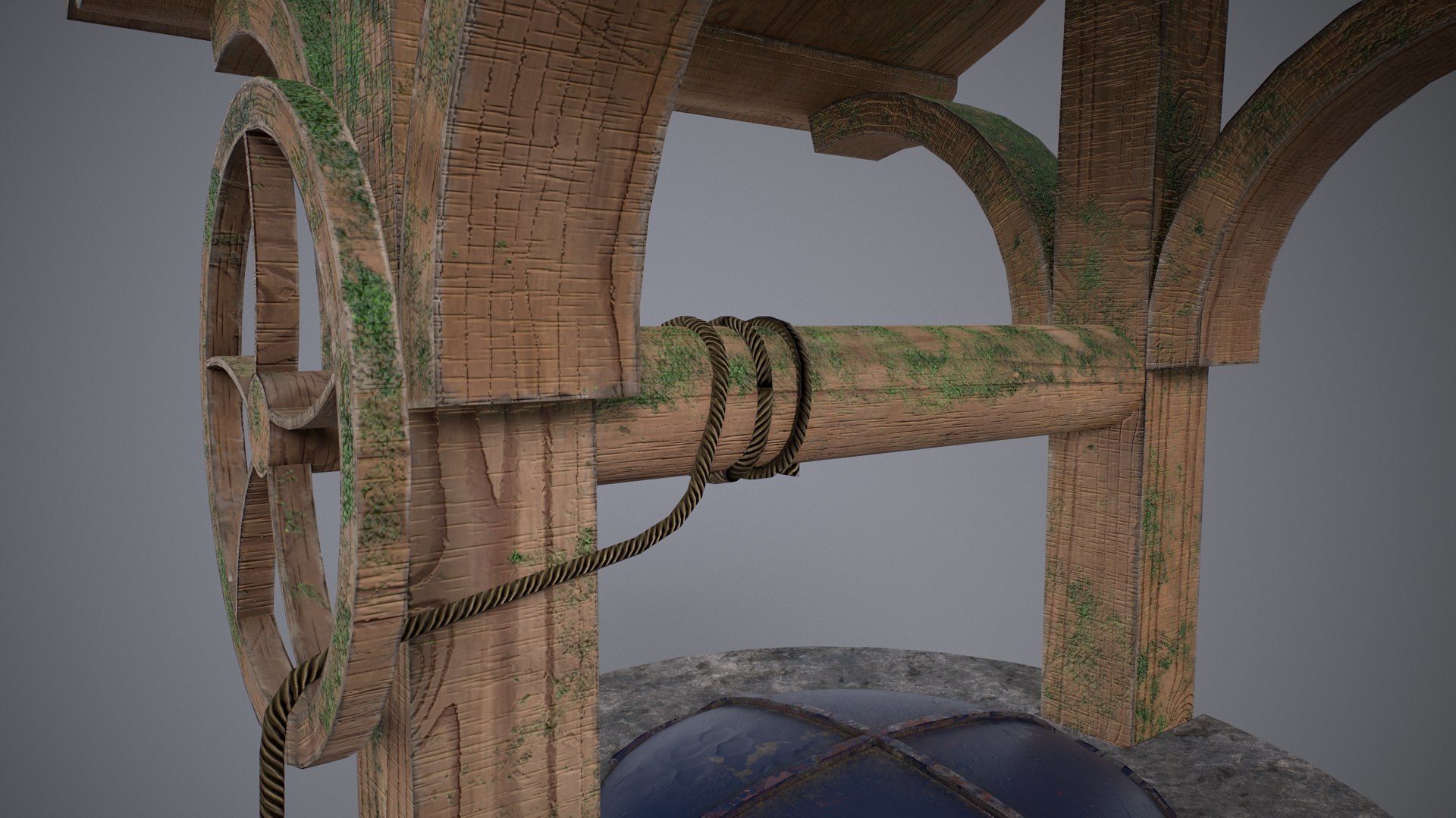 3D Wishing Well - Medieval Well - TurboSquid 2031333