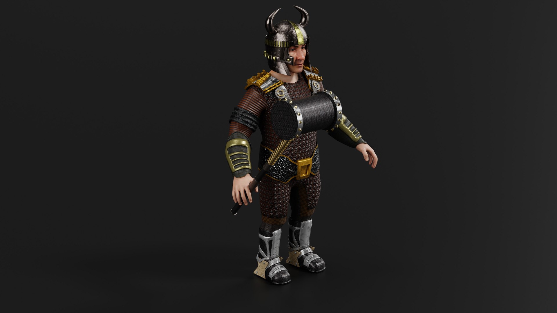 3D Dwarf Model - TurboSquid 2179354