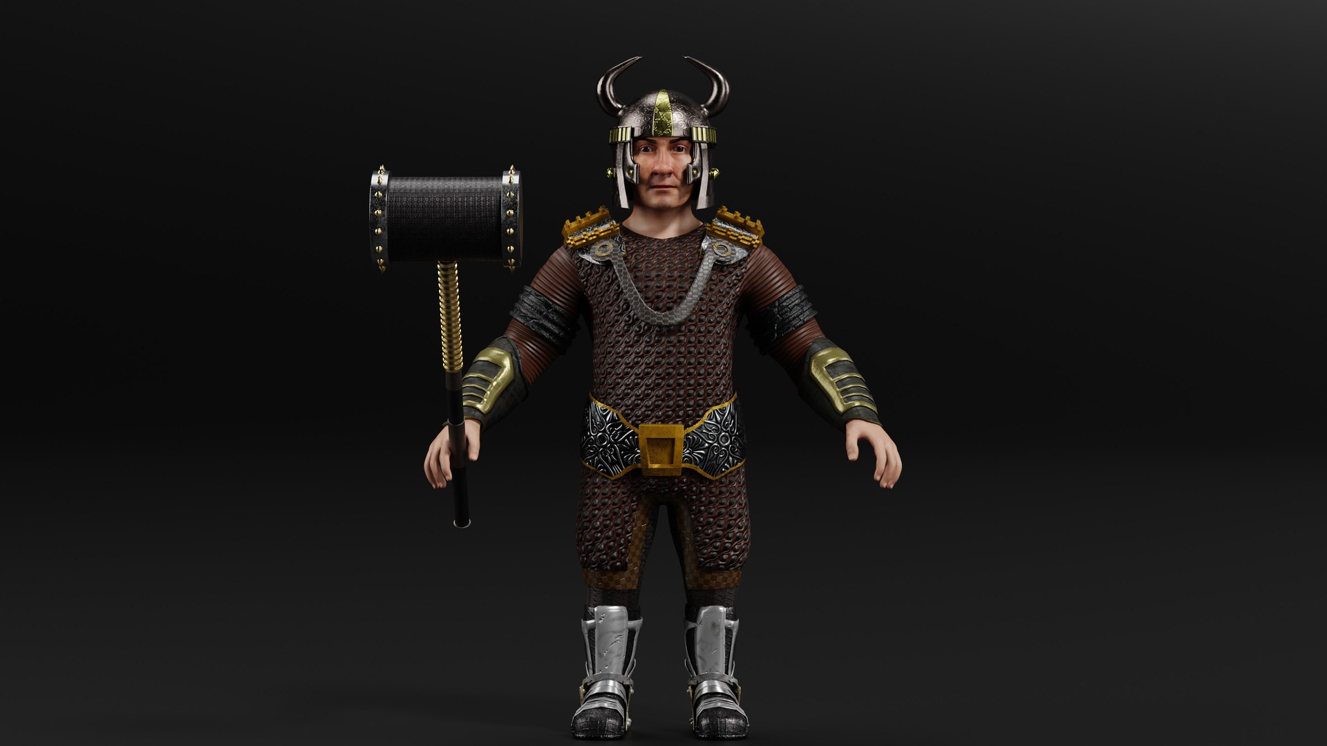 3D Dwarf Model - TurboSquid 2179354