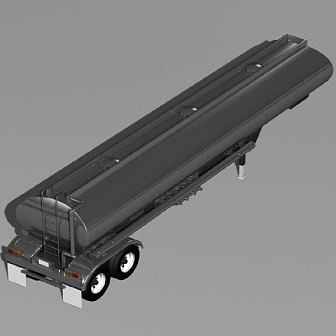 Truck Trailer 3d Model