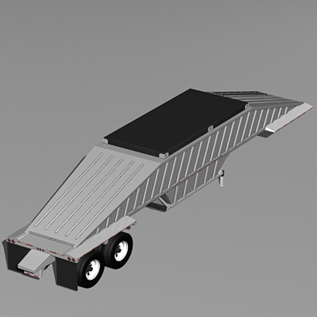 Truck Trailer 3d Model