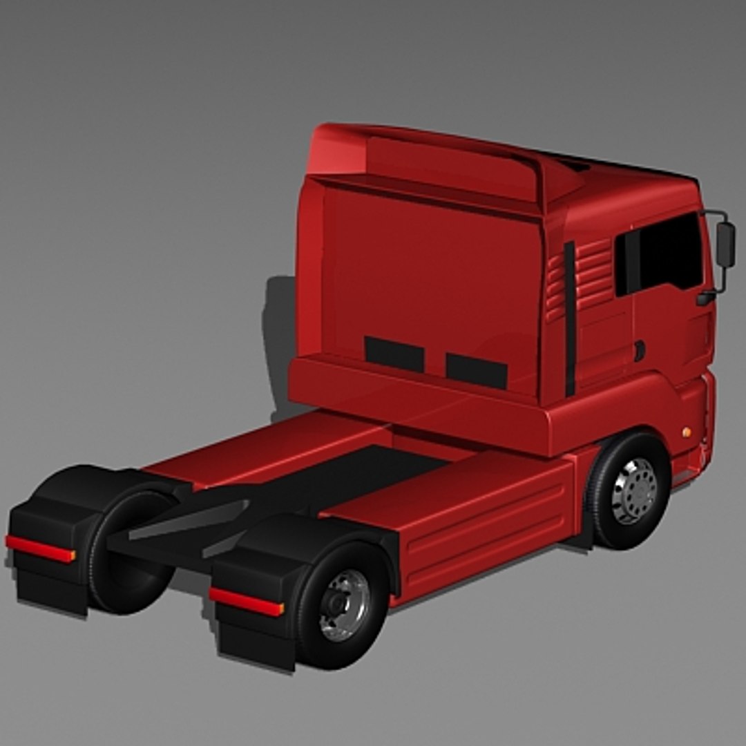 Truck Trailer 3d Model