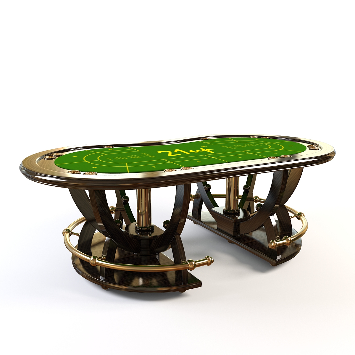 3d model poker table