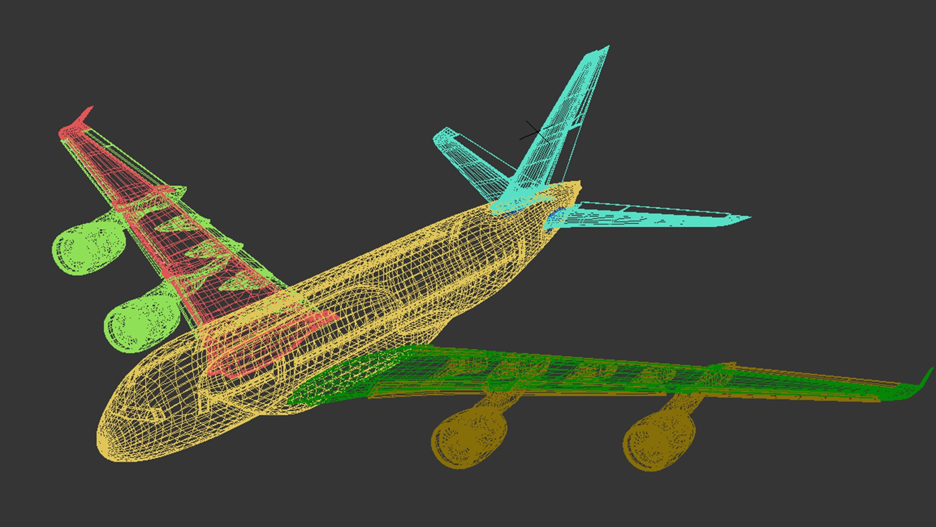 3D airplane aeroplane aircraft model - TurboSquid 2090816