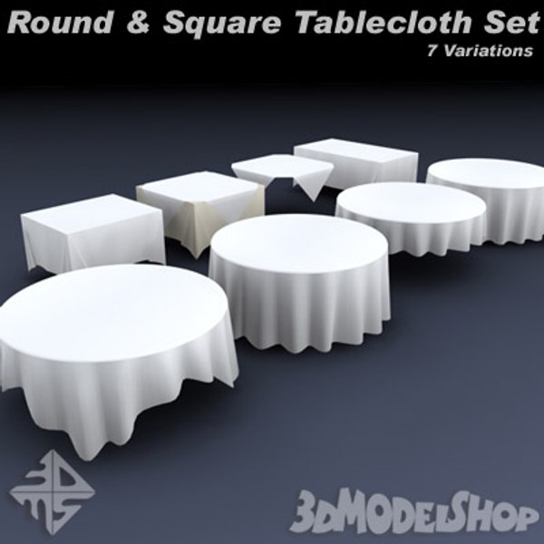 Tablecloth 3D Models for Download | TurboSquid
